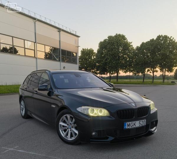 Black BMW 520 2011 in Kaunas, with an engine capacity of 2.00 L and mileage of 326 thousand km for 11000 €, photo 1 on AUTOMOTO.COM.LV