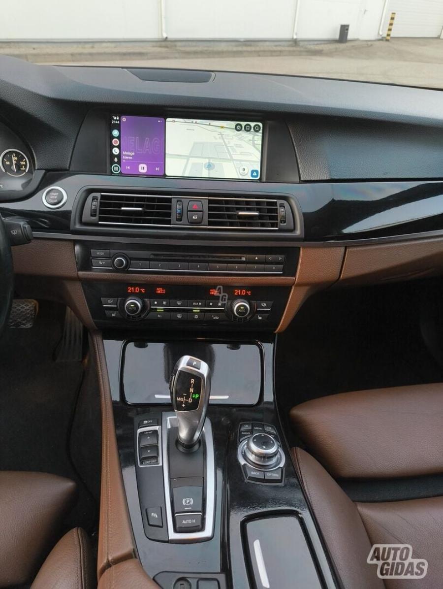 Melns BMW 520 2011 Kauņa, ar dzinēja tilpumu 2.00 L un nobraukumu 326 tūkst. km par 11000 €, foto 12 vietnē AUTOMOTO.COM.LV