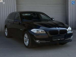 Black BMW 520 2011 in Kretinga, with an engine capacity of 2.00 L and mileage of 352 thousand km for 7800 €, photo 6 on AUTOMOTO.COM.LV