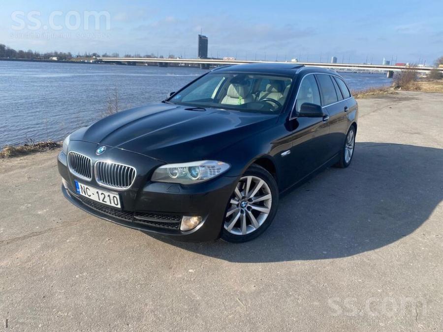 Melns BMW 520 2011 Rīga, ar dzinēja tilpumu 2.00 L un nobraukumu 340 tūkst. km par 7200 €, foto 1 vietnē AUTOMOTO.COM.LV