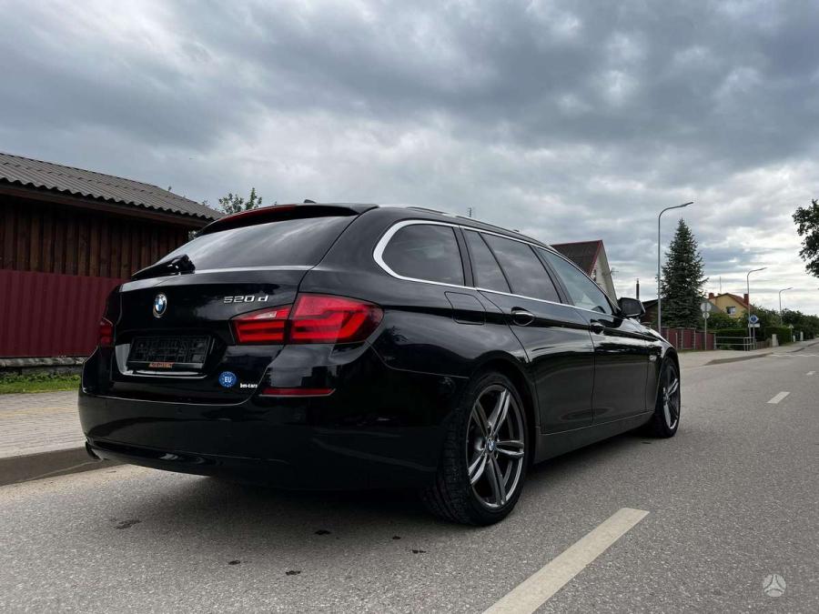 Melns BMW 520 2011 Ukmergė, ar dzinēja tilpumu 2.00 L un nobraukumu 293 tūkst. km par 6650 €, foto 6 vietnē AUTOMOTO.COM.LV