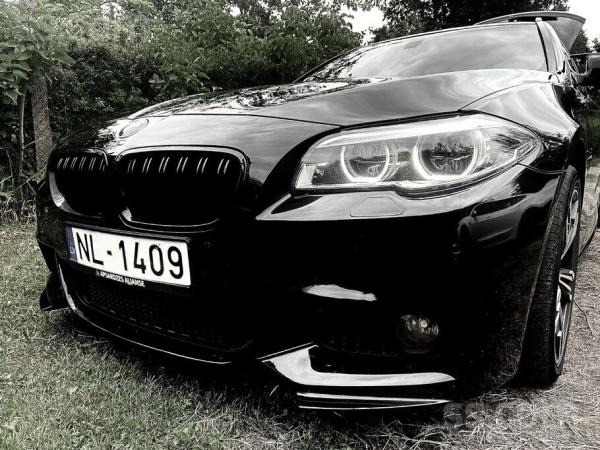 Black BMW 520 2011 in Riga, with an engine capacity of 2.00 L and mileage of 0 thousand km for 11500 €, photo 8 on AUTOMOTO.COM.LV