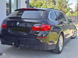 Black BMW 520 2011 in Silute, with an engine capacity of 2.00 L and mileage of 356 thousand km for 6900 €, photo 6 on AUTOMOTO.COM.LV