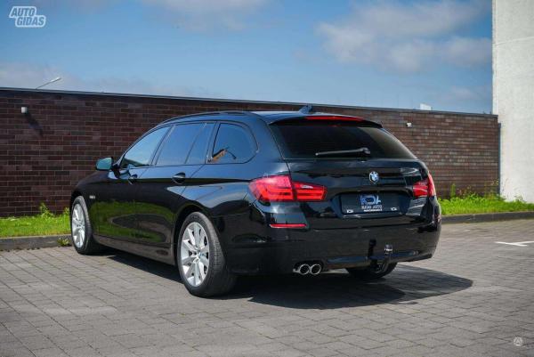 Black BMW 520 2011 in Kaunas, with an engine capacity of 2.00 L and mileage of 221 thousand km for 8950 €, photo 9 on AUTOMOTO.COM.LV