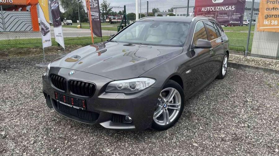 Black BMW 520 2011 in Marijampole, with an engine capacity of 2.00 L and mileage of 327 thousand km for 9900 €, photo 1 on AUTOMOTO.COM.LV
