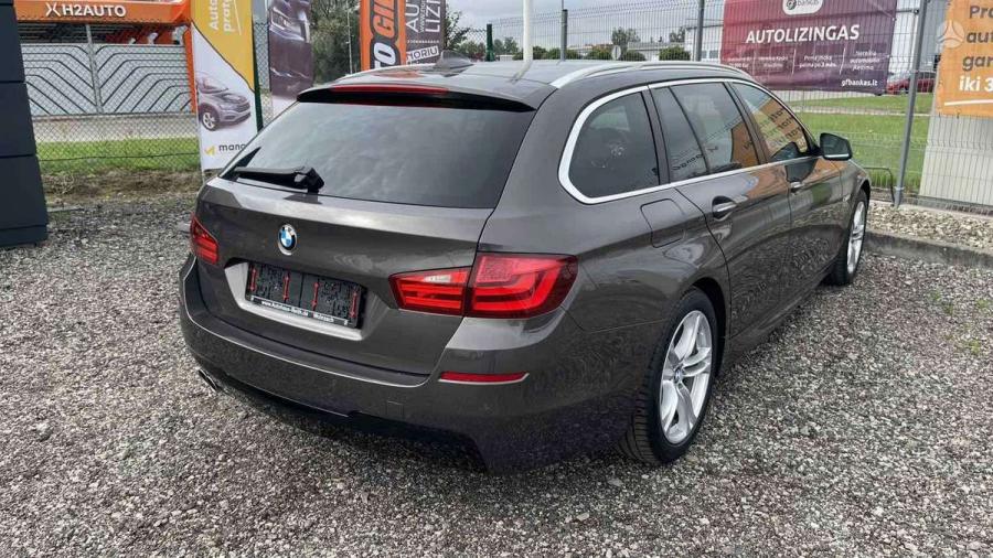 Black BMW 520 2011 in Marijampole, with an engine capacity of 2.00 L and mileage of 327 thousand km for 9900 €, photo 9 on AUTOMOTO.COM.LV