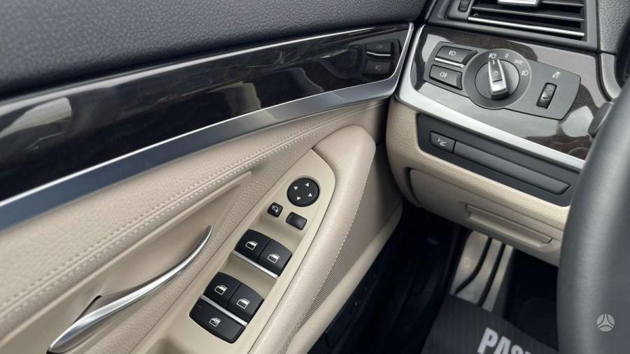 Black BMW 520 2011 in Marijampole, with an engine capacity of 2.00 L and mileage of 327 thousand km for 9900 €, photo 22 on AUTOMOTO.COM.LV