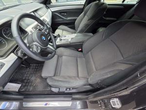 Black BMW 520 2011 in Kaunas, with an engine capacity of 2.00 L and mileage of 289 thousand km for 7888 €, photo 14 on AUTOMOTO.COM.LV