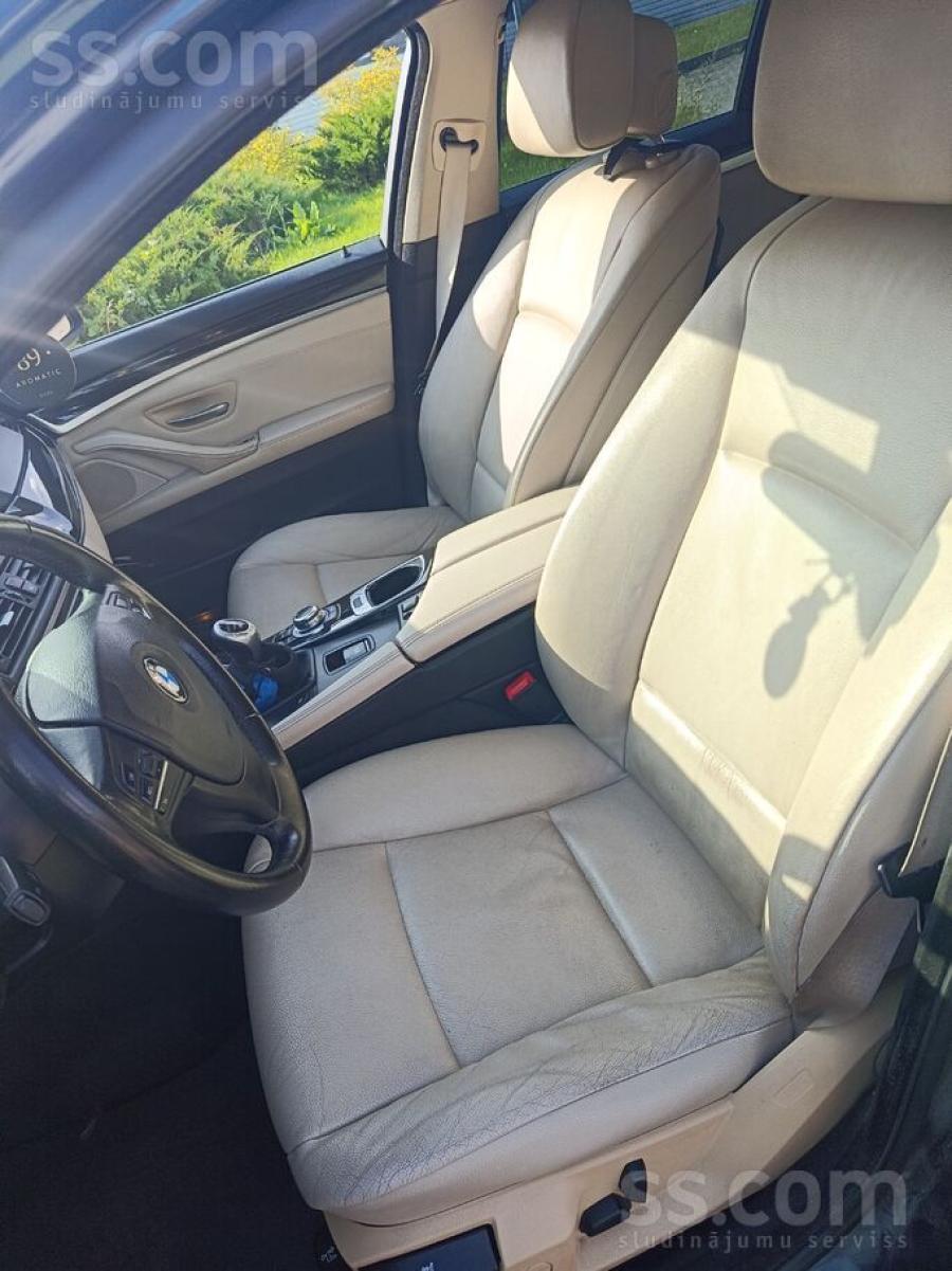 Melns BMW 520 2011 Rīga, ar dzinēja tilpumu 2.00 L un nobraukumu 340 tūkst. km par 5650 €, foto 13 vietnē AUTOMOTO.COM.LV