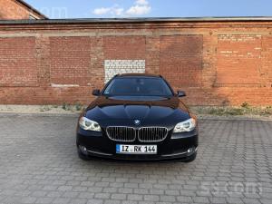 Black BMW 520 2011 in Cesis, with an engine capacity of 2.00 L and mileage of 280 thousand km for 8250 €, photo 3 on AUTOMOTO.COM.LV
