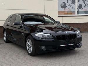 Black BMW 520 2011 in Kretinga, with an engine capacity of 2.00 L and mileage of 352 thousand km for 7800 €, photo 6 on AUTOMOTO.COM.LV