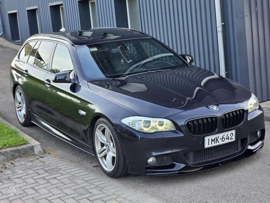 Black BMW 520 2011 in Radviliskis, with an engine capacity of 2.00 L and mileage of 278 thousand km for 8800 €, photo 1 on AUTOMOTO.COM.LV