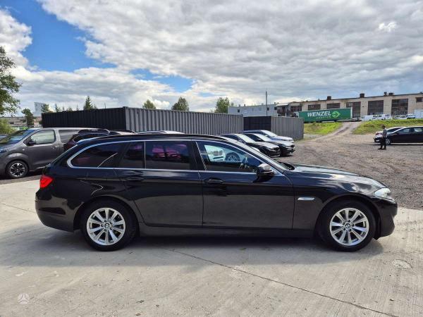 Black BMW 520 2011 in Utena, with an engine capacity of 2.00 L and mileage of 300 thousand km for 6490 €, photo 7 on AUTOMOTO.COM.LV