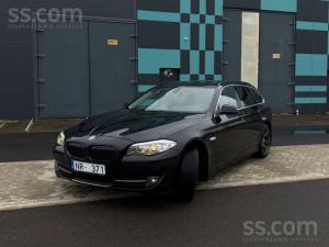 Black BMW 520 2011 in Riga, with an engine capacity of 2.00 L and mileage of 360 thousand km for 5499 €, photo  on AUTOMOTO.COM.LV