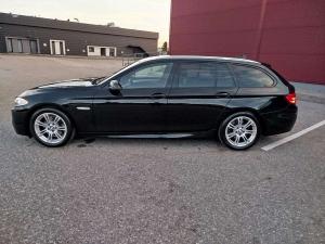 Black BMW 520 2011 in Kaunas, with an engine capacity of 2.00 L and mileage of 341 thousand km for 7999 €, photo 7 on AUTOMOTO.COM.LV