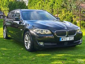 Melns BMW 520 2011 Viļņa, ar dzinēja tilpumu 2.00 L un nobraukumu 322 tūkst. km par 6999 €, foto  vietnē AUTOMOTO.COM.LV