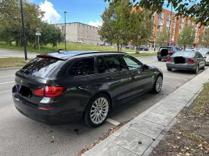 Black BMW 520 2011 in Vilnius, with an engine capacity of 2.00 L and mileage of 340 thousand km for 4100 €, photo 3 on AUTOMOTO.COM.LV