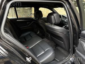 Black BMW 520 2011 in Cesis, with an engine capacity of 2.00 L and mileage of 280 thousand km for 8450 €, photo 20 on AUTOMOTO.COM.LV