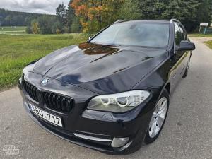 Black BMW 520 2011 in Vilnius, with an engine capacity of 2.00 L and mileage of 380 thousand km for 5700 €, photo  on AUTOMOTO.COM.LV