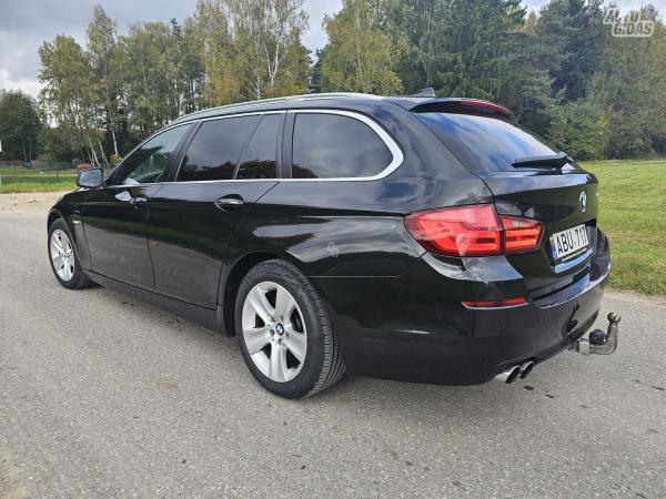 Black BMW 520 2011 in Vilnius, with an engine capacity of 2.00 L and mileage of 380 thousand km for 5700 €, photo 7 on AUTOMOTO.COM.LV