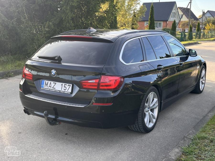 Melns BMW 520 2011 Viļņa, ar dzinēja tilpumu 2.00 L un nobraukumu 320 tūkst. km par 6999 €, foto 5 vietnē AUTOMOTO.COM.LV