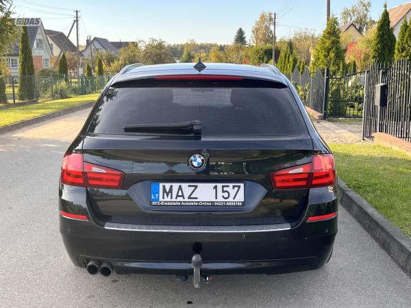 Black BMW 520 2011 in Vilnius, with an engine capacity of 2.00 L and mileage of 320 thousand km for 6499 €, photo 6 on AUTOMOTO.COM.LV