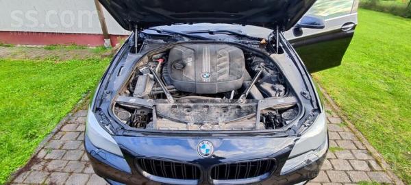 Black BMW 520 2011 in Jelgava, with an engine capacity of 2.00 L and mileage of 498 thousand km for 9300 €, photo 5 on AUTOMOTO.COM.LV