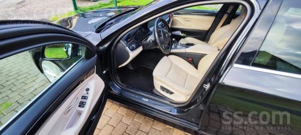 Black BMW 520 2011 in Jelgava, with an engine capacity of 2.00 L and mileage of 498 thousand km for 9300 €, photo 6 on AUTOMOTO.COM.LV