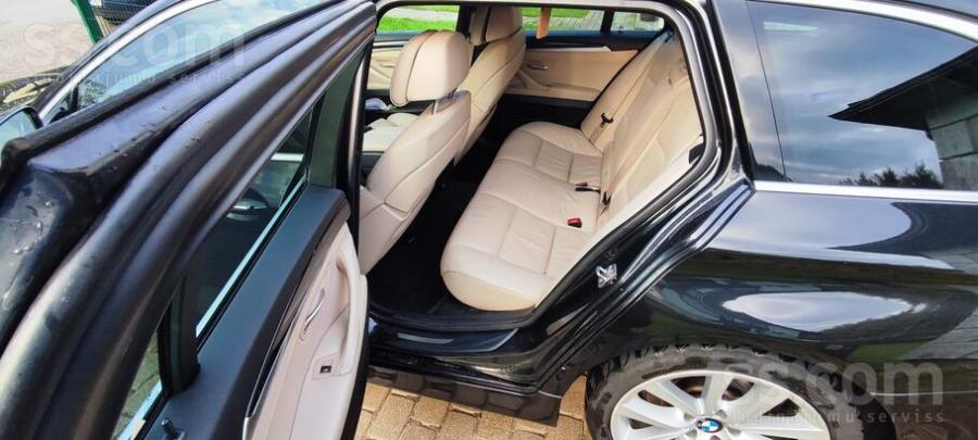 Black BMW 520 2011 in Jelgava, with an engine capacity of 2.00 L and mileage of 498 thousand km for 9300 €, photo 7 on AUTOMOTO.COM.LV