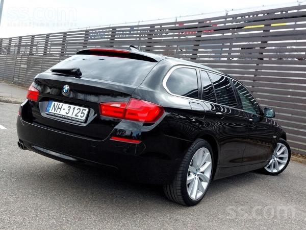 Black BMW 520 2012 in Riga, with an engine capacity of 2.00 L and mileage of 262 thousand km for 9900 €, photo 5 on AUTOMOTO.COM.LV
