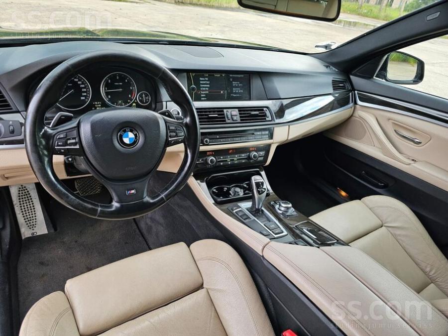 Melns BMW 520 2012 Daugavpils, ar dzinēja tilpumu 2.00 L un nobraukumu 259 tūkst. km par 9900 €, foto 5 vietnē AUTOMOTO.COM.LV