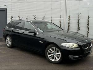 Black BMW 520 2012 in Utena, with an engine capacity of 2.00 L and mileage of 264 thousand km for 7650 €, photo 16 on AUTOMOTO.COM.LV