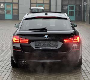 Black BMW 520 2012 in Vilnius, with an engine capacity of 2.00 L and mileage of 250 thousand km for 9000 €, photo 6 on AUTOMOTO.COM.LV