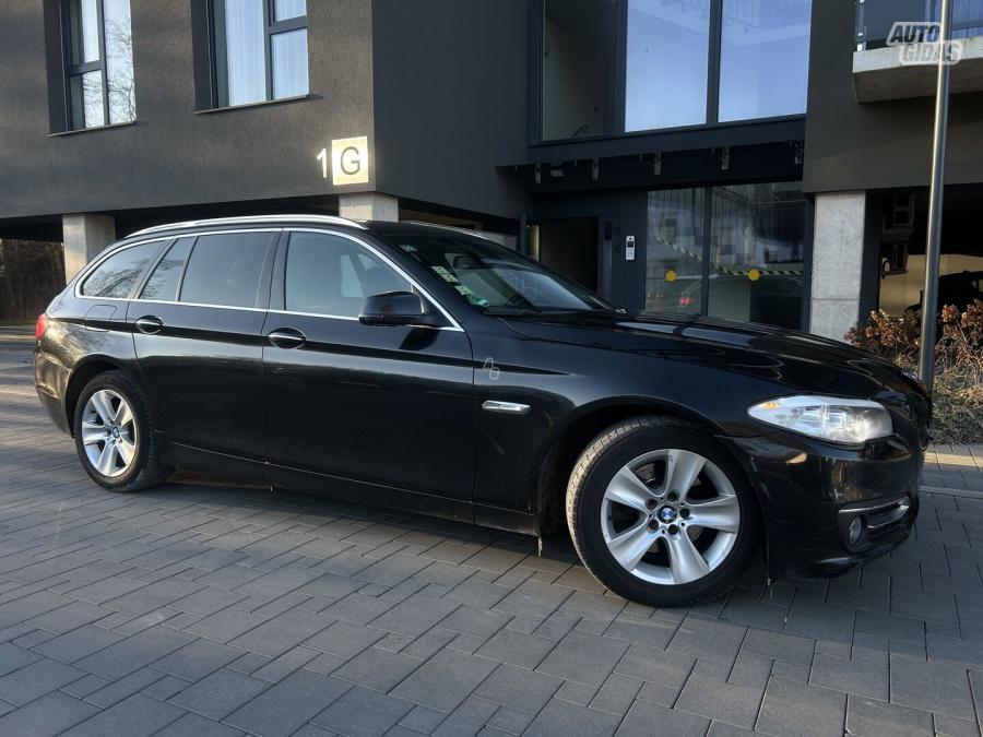 Black BMW 520 2012 in Kaunas, with an engine capacity of 2.00 L and mileage of 400 thousand km for 5500 €, photo 9 on AUTOMOTO.COM.LV