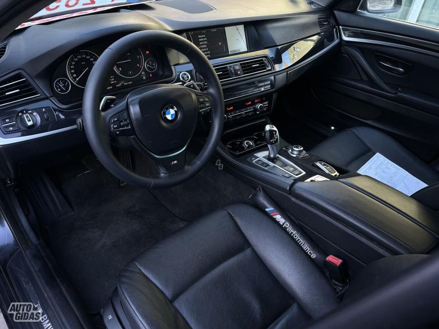 Black BMW 520 2012 in Kaunas, with an engine capacity of 2.00 L and mileage of 400 thousand km for 5500 €, photo 13 on AUTOMOTO.COM.LV