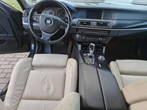 Black BMW 520 2012 in Klaipeda, with an engine capacity of 2.00 L and mileage of 282 thousand km for 5990 €, photo 14 on AUTOMOTO.COM.LV