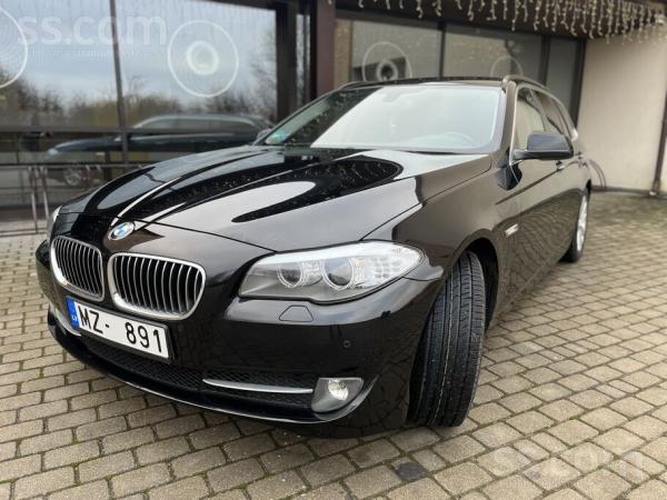 Melns BMW 520 2012 Jelgava, ar dzinēja tilpumu 2.00 L un nobraukumu 244 tūkst. km par 9990 €, foto 1 vietnē AUTOMOTO.COM.LV