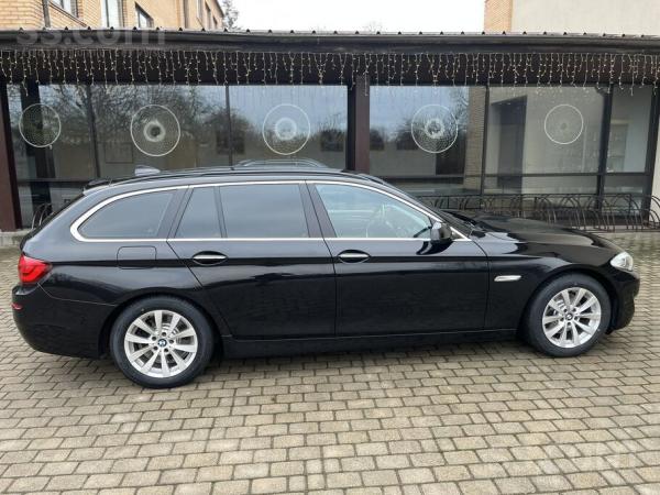 Black BMW 520 2012 in Jelgava, with an engine capacity of 2.00 L and mileage of 244 thousand km for 9990 €, photo 7 on AUTOMOTO.COM.LV