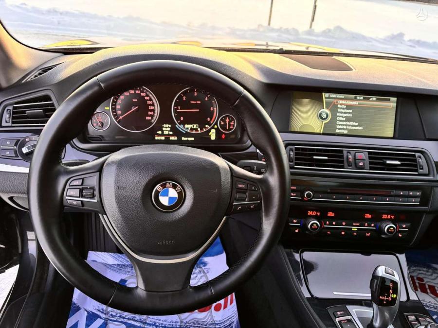 Melns BMW 520 2012 Raseiniai, ar dzinēja tilpumu 2.00 L un nobraukumu 310 tūkst. km par 8499 €, foto 14 vietnē AUTOMOTO.COM.LV
