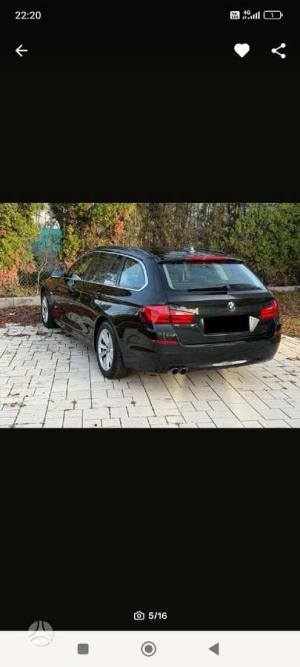 Melns BMW 520 2012 Marijampole, ar dzinēja tilpumu 2.00 L un nobraukumu 352 tūkst. km par 4800 €, foto 3 vietnē AUTOMOTO.COM.LV