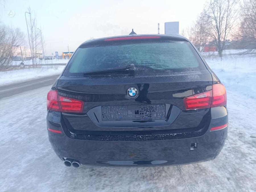 Black BMW 520 2012 in Panevezys, with an engine capacity of 2.00 L and mileage of 270 thousand km for 7600 €, photo 7 on AUTOMOTO.COM.LV
