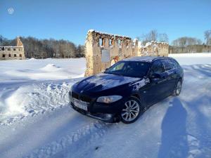 Black BMW 520 2012 in Vilnius, with an engine capacity of 2.00 L and mileage of 393 thousand km for 6300 €, photo 2 on AUTOMOTO.COM.LV