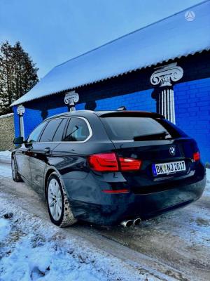 Black BMW 520 2012 in Marijampole, with an engine capacity of 2.00 L and mileage of 324 thousand km for 7150 €, photo 5 on AUTOMOTO.COM.LV