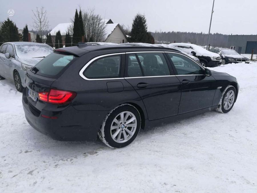 Black BMW 520 2012 in Taurage, with an engine capacity of 2.00 L and mileage of 185 thousand km for 7300 €, photo 5 on AUTOMOTO.COM.LV