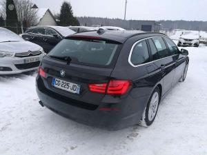 Black BMW 520 2012 in Taurage, with an engine capacity of 2.00 L and mileage of 185 thousand km for 7300 €, photo 6 on AUTOMOTO.COM.LV