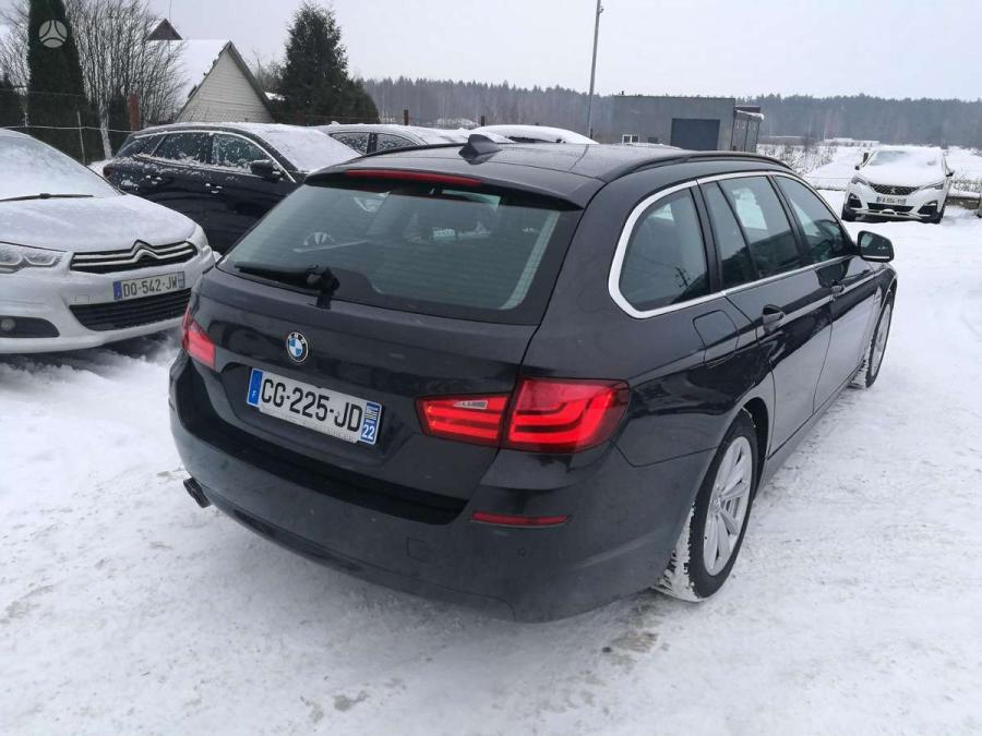 Black BMW 520 2012 in Taurage, with an engine capacity of 2.00 L and mileage of 185 thousand km for 7300 €, photo 6 on AUTOMOTO.COM.LV