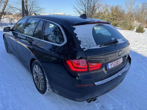 Black BMW 520 2012 in Marijampole, with an engine capacity of 2.00 L and mileage of 300 thousand km for 5199 €, photo 6 on AUTOMOTO.COM.LV