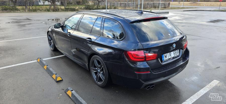 Black BMW 520 2012 in Panevezys, with an engine capacity of 2.00 L and mileage of 347 thousand km for 9200 €, photo 6 on AUTOMOTO.COM.LV