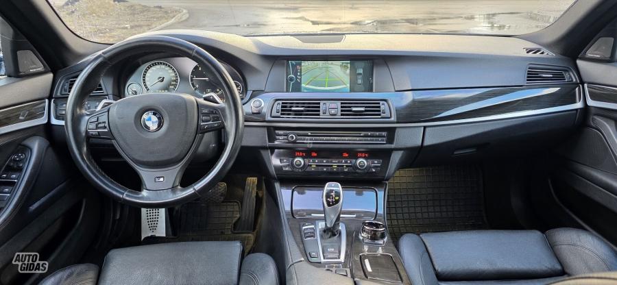 Black BMW 520 2012 in Panevezys, with an engine capacity of 2.00 L and mileage of 347 thousand km for 9200 €, photo 15 on AUTOMOTO.COM.LV