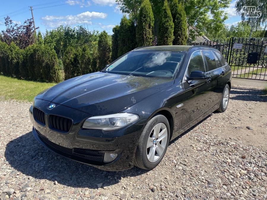 Melns BMW 520 2012 Vilkaviškis, ar dzinēja tilpumu 2.00 L un nobraukumu 305 tūkst. km par 4600 €, foto 1 vietnē AUTOMOTO.COM.LV